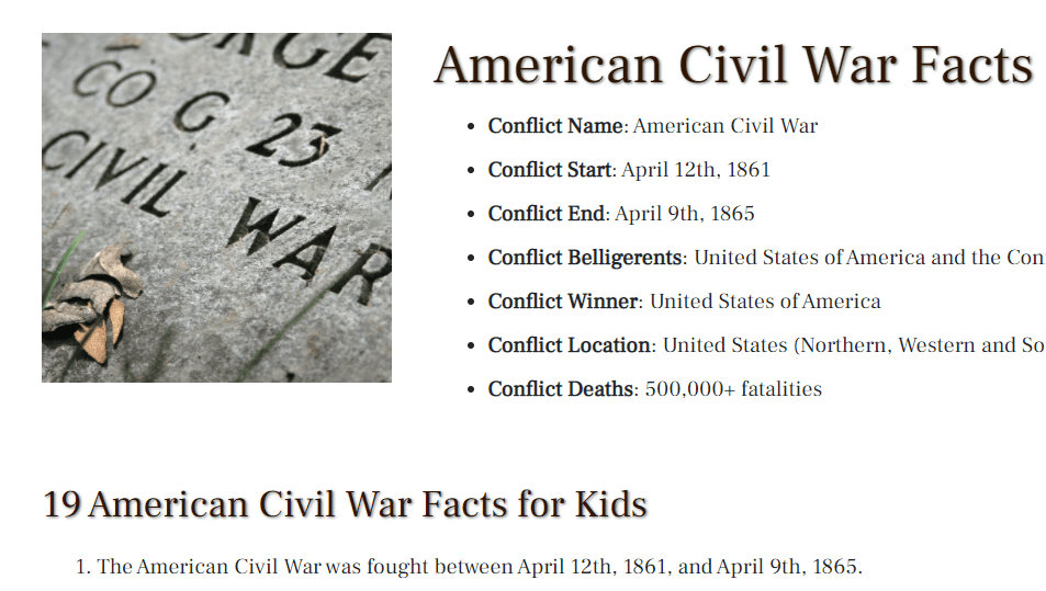 14 Websites to Teach Kids About The Civil War - We Are Teachers