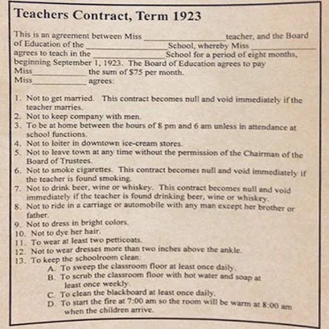 Retro School Rules That Will Definitely Make You LOL