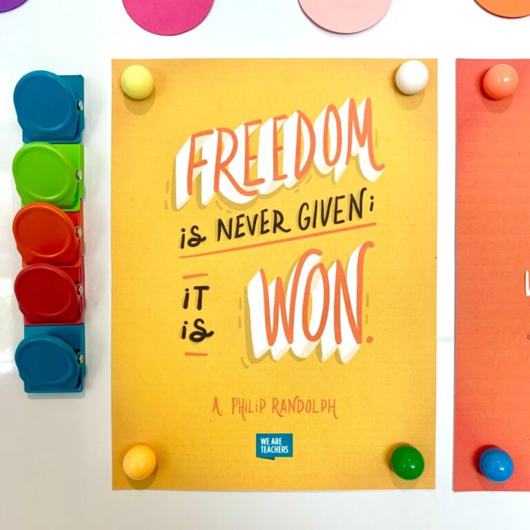 Free Black History Month Quote Posters (Printable)