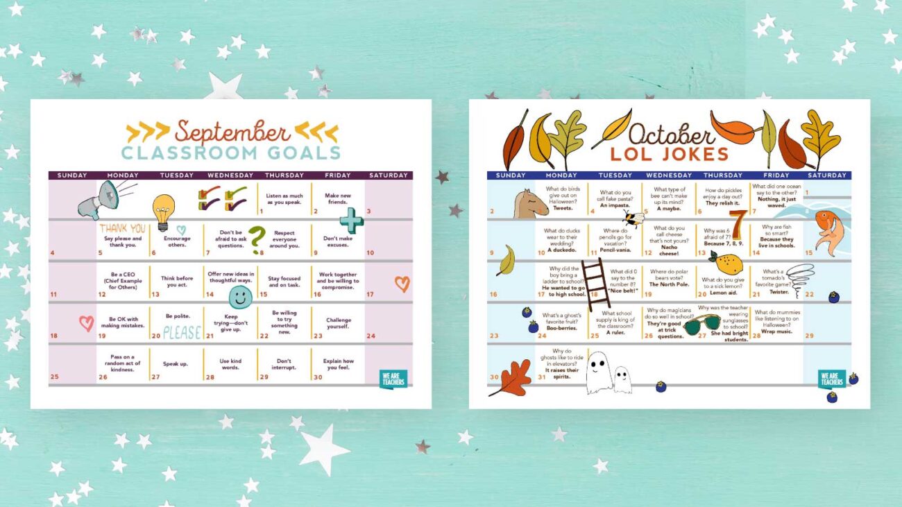 Free Printable 2022 Teacher Calendar - WeAreTeachers