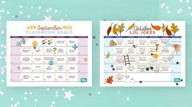 Free Printable 2022 Teacher Calendar - WeAreTeachers