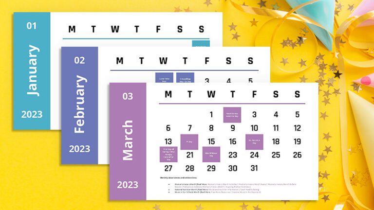 The Big List of School Holidays & Special Days To Celebrate (2023)