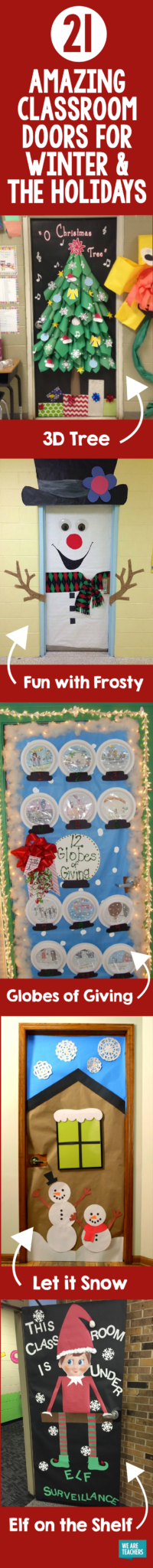 Amazing Classroom Doors for Winter and the Holidays