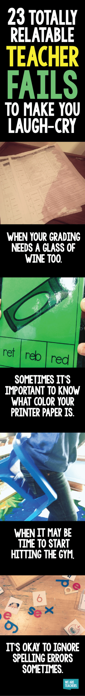 23 Totally Relatable Teacher Fails To Make You Laugh-Cry - We Are Teachers