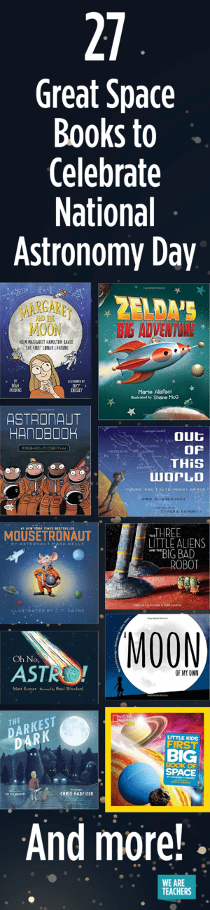 27 Fun Outer Space Books for Kids | Elementary and Middle School