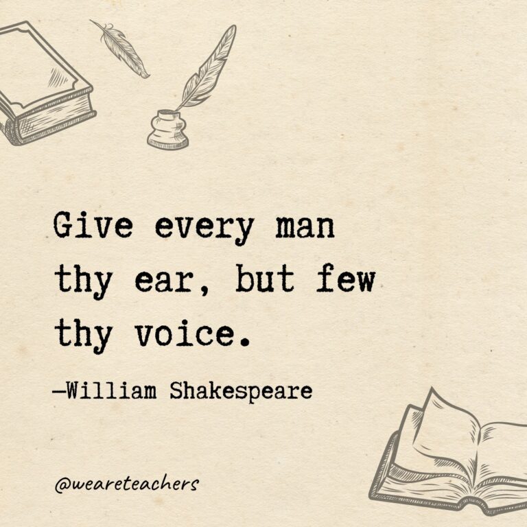 121 Timeless Quotes by Shakespeare