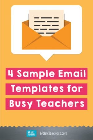 Sample Email Templates for Busy Teachers - WeAreTeachers