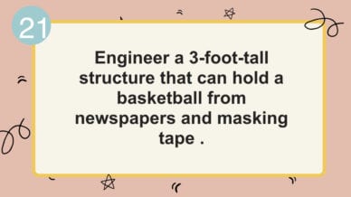 25 Fun and Easy Fourth Grade STEM Challenges (Free Printable!)