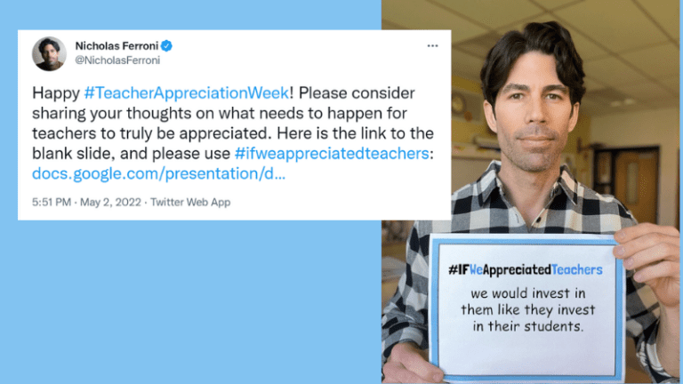 #IfWeAppreciatedTeachers Is Trending and Teachers Aren't Holding Back