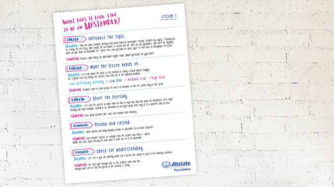 Free Posters and Lesson Plans to Help Every Kid Become an Upstander