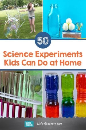 50 Easy Science Experiments You Can Do With Household Items