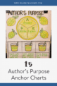 15 Anchor Charts To Teach Kids About Identifying the Author's Purpose