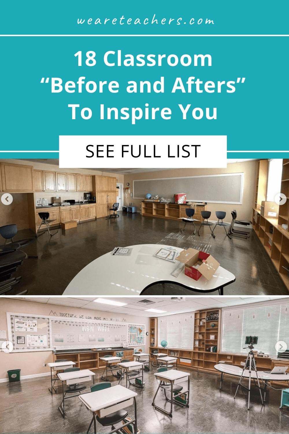 18 Classroom “Before and Afters” To Inspire You – Onlineduatease