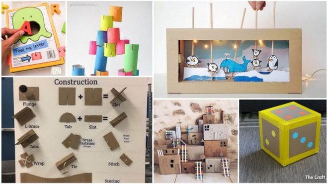 25 Inventive Cardboard Activities and Games for Learning