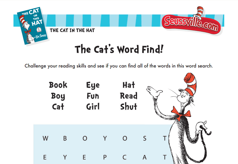 Cat in the Hat Activities to Teach Literacy Skills - Thelivechat.com
