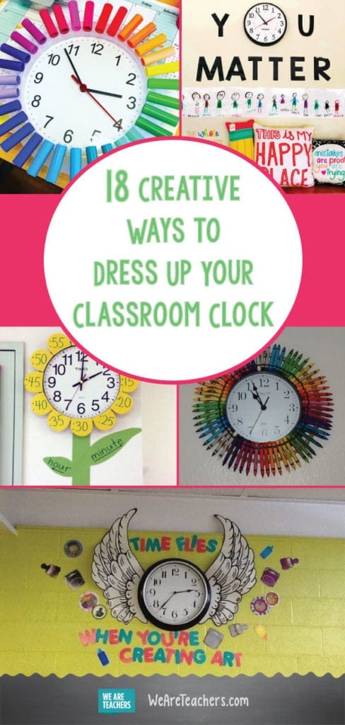 Classroom Clock Decor and Upgrade Ideas - WeAreTeacehrs