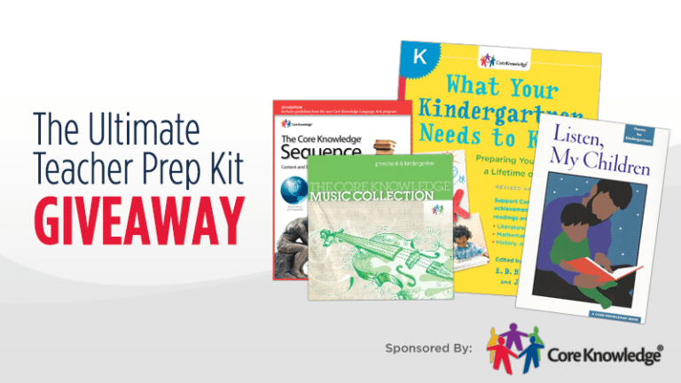 PreK-5 Teachers: Win a Core Knowledge Starter Kit - We Are Teachers
