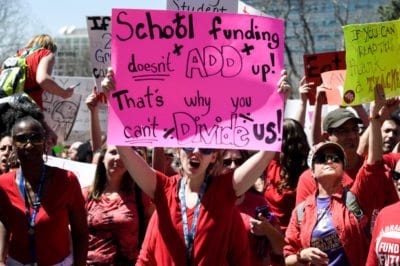 Teacher Protest Signs From the Walkouts in CO and AZ