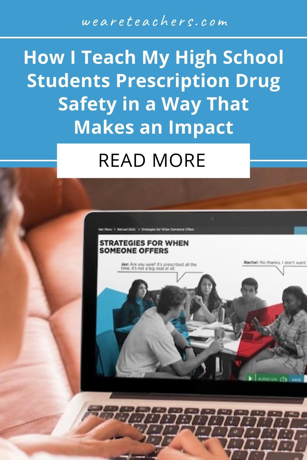 How I Teach Prescription Drug Safety - WeAreTeachers