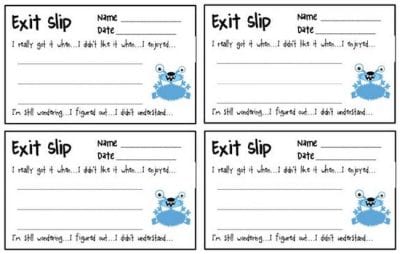 21 Ways to Use Exit Tickets in Every Kind of Classroom (Including Online)