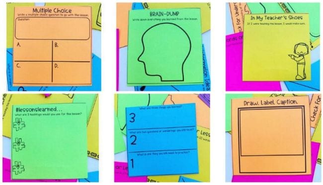 21 Ways To Use Exit Tickets In Every Kind Of Classroom Including Online 