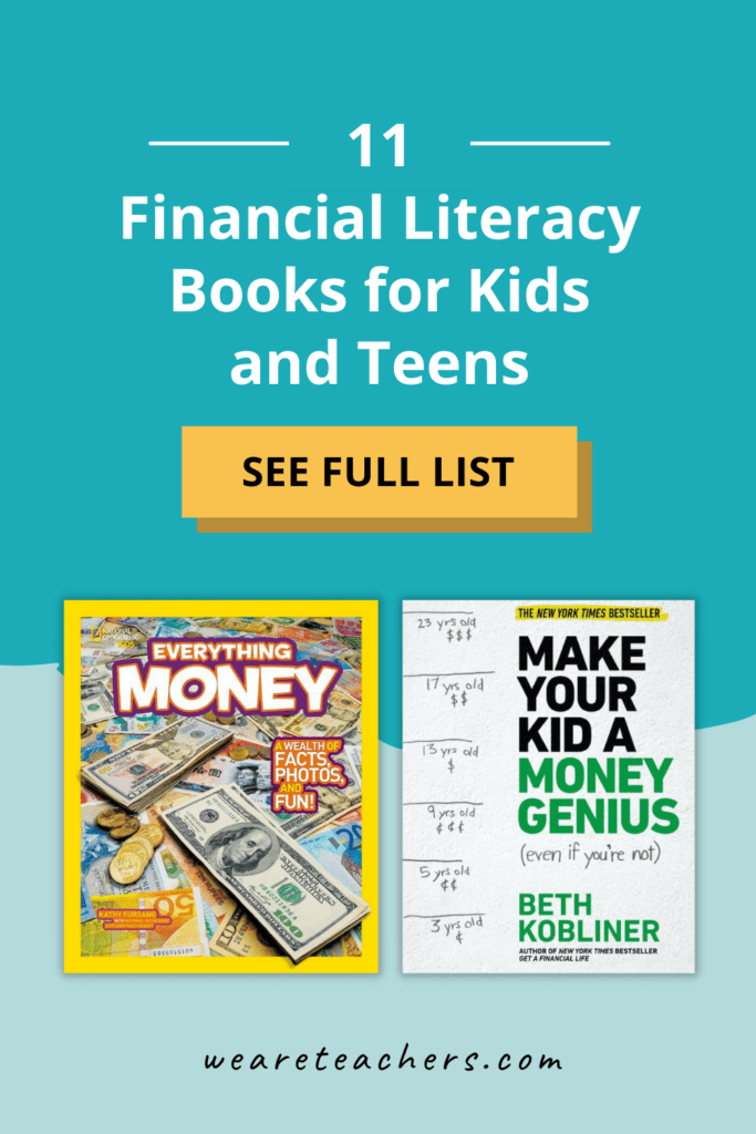 Financial Literacy Books for Kids and Teens - We Are Teachers