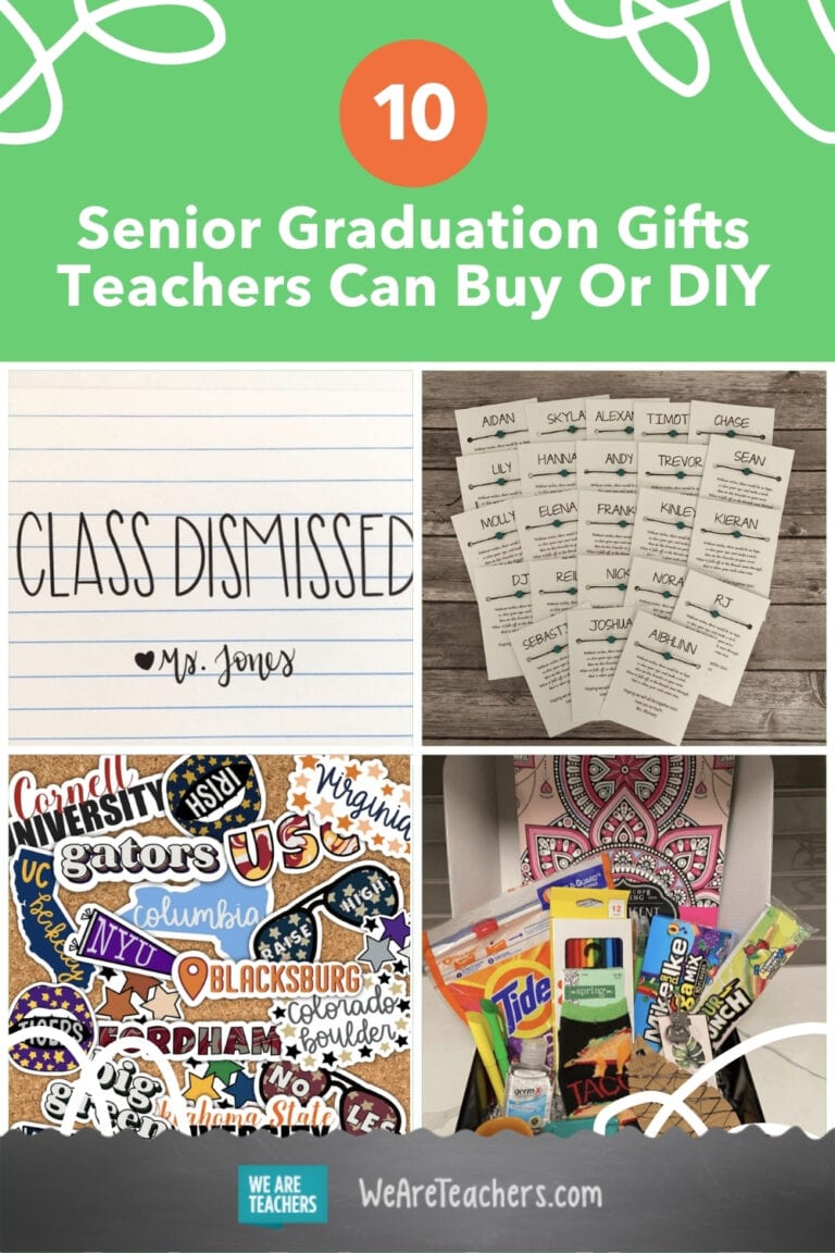 10 Senior Graduation Gifts Teachers Can Buy Or DIY
