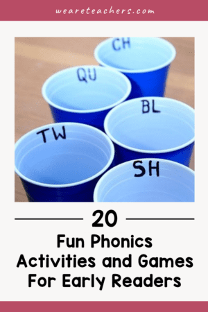 20 Fun Phonics Activities and Games for Early Readers - We Are Teachers