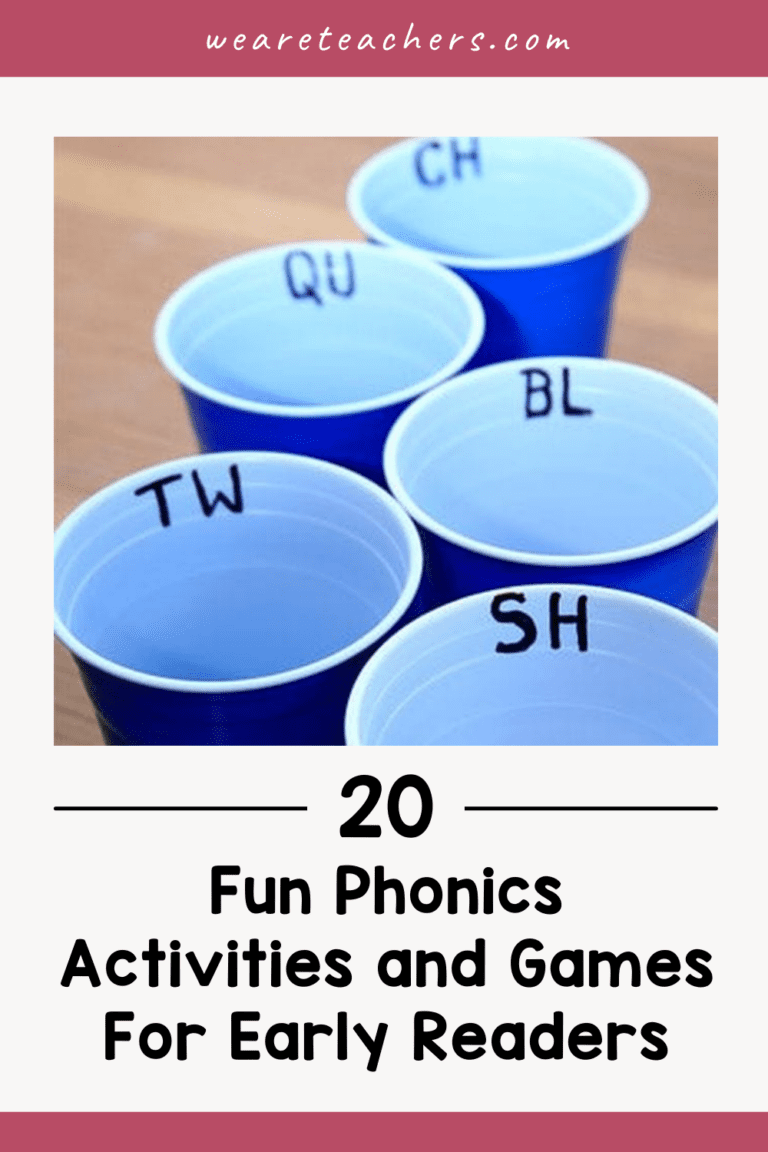 20 Fun Phonics Activities and Games for Early Readers - We Are Teachers