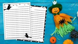 Get Free Halloween Writing Paper + 20 Spooky Writing Prompts