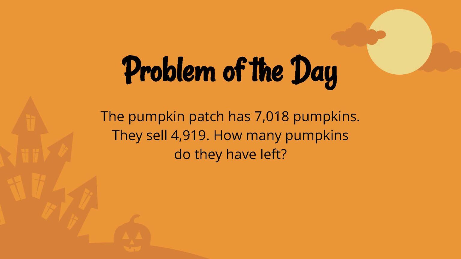 25 Spooky Halloween Math Word Problems - We Are Teachers