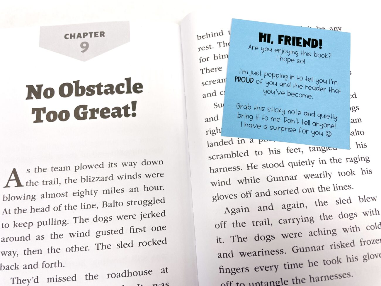 You'll Want To Steal This Teacher's "Message in a Book" Idea