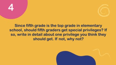 50 Creative Fifth Grade Writing Prompts (Free Printable!)