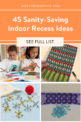 45 Sanity-Saving Indoor Recess Ideas for Teachers