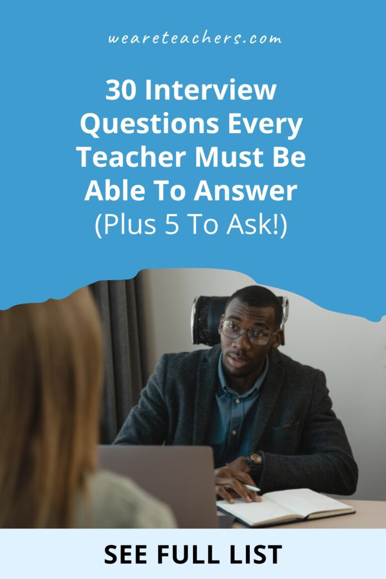 30 Common Teacher Interview Questions and Answers
