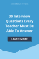 The Most Common Teacher Interview Questions - WeAreTeacehrs