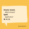 25 Funniest Knock Knock Jokes for Kids - We Are Teachers