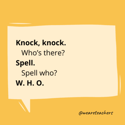 25 Funniest Knock Knock Jokes for Kids - We Are Teachers