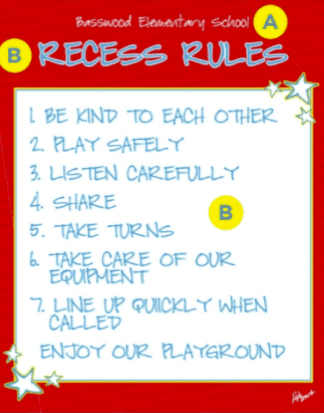 Positive Behavior Posters for the Classroom and School