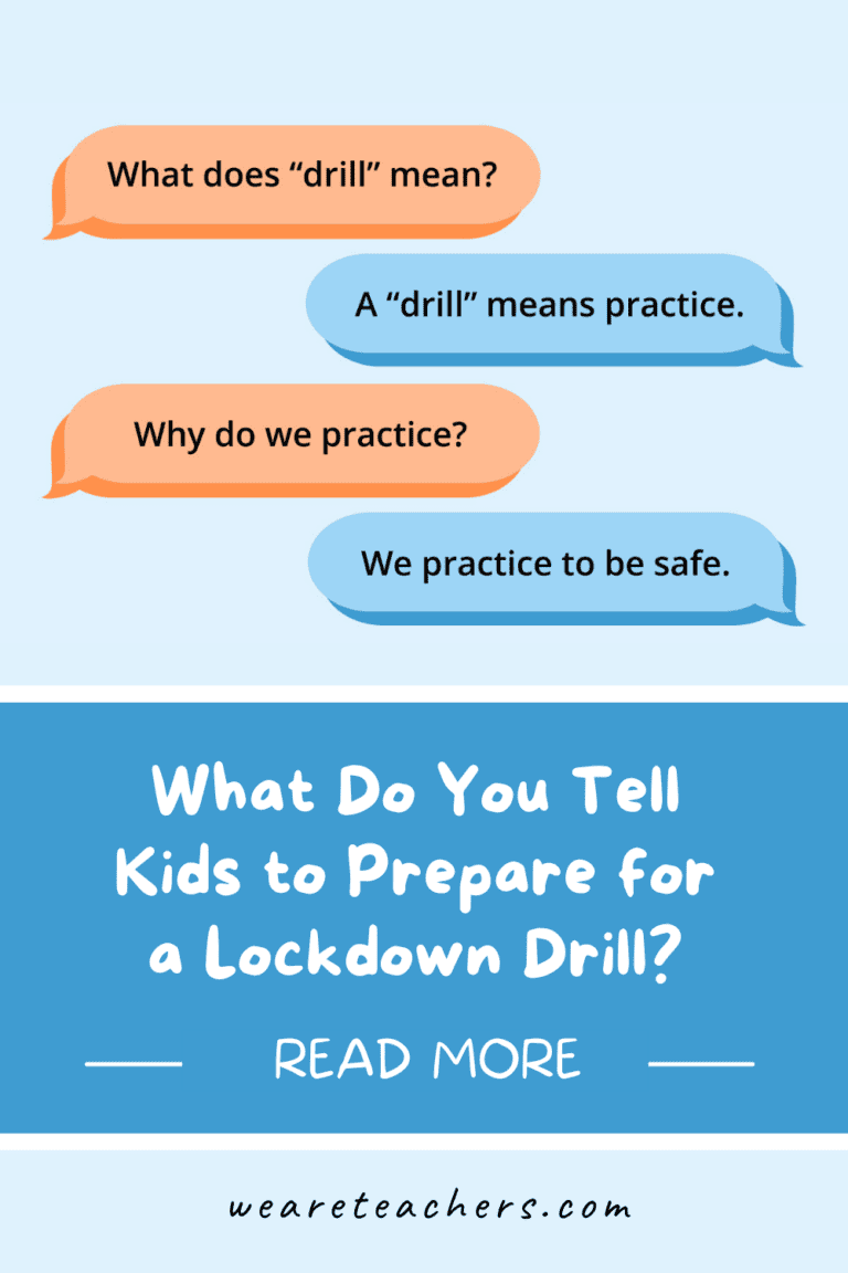 What Do You Tell Kids to Prepare for a Lockdown Drill? - We Are Teachers