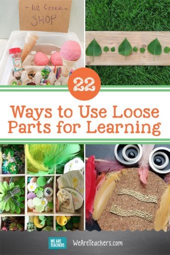 22 Ways to Use Loose Parts for Learning - We Are Teachers