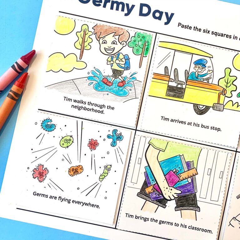 Teach Kids How Germs Spread With This Free Activity