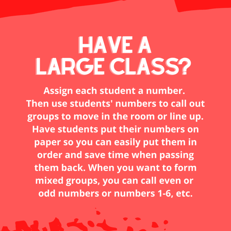 12 Sanity-Saving Tips for Managing Large Class Sizes - We Are Teachers