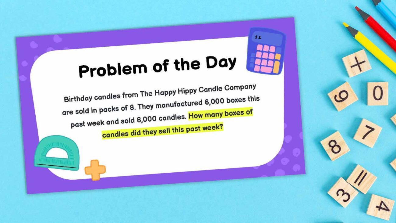 Check Out These 50 Fifth Grade Math Word Problems of the Day