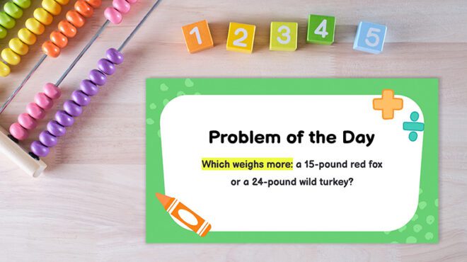 Check Out These 50 First-Grade Math Word Problems of the Day