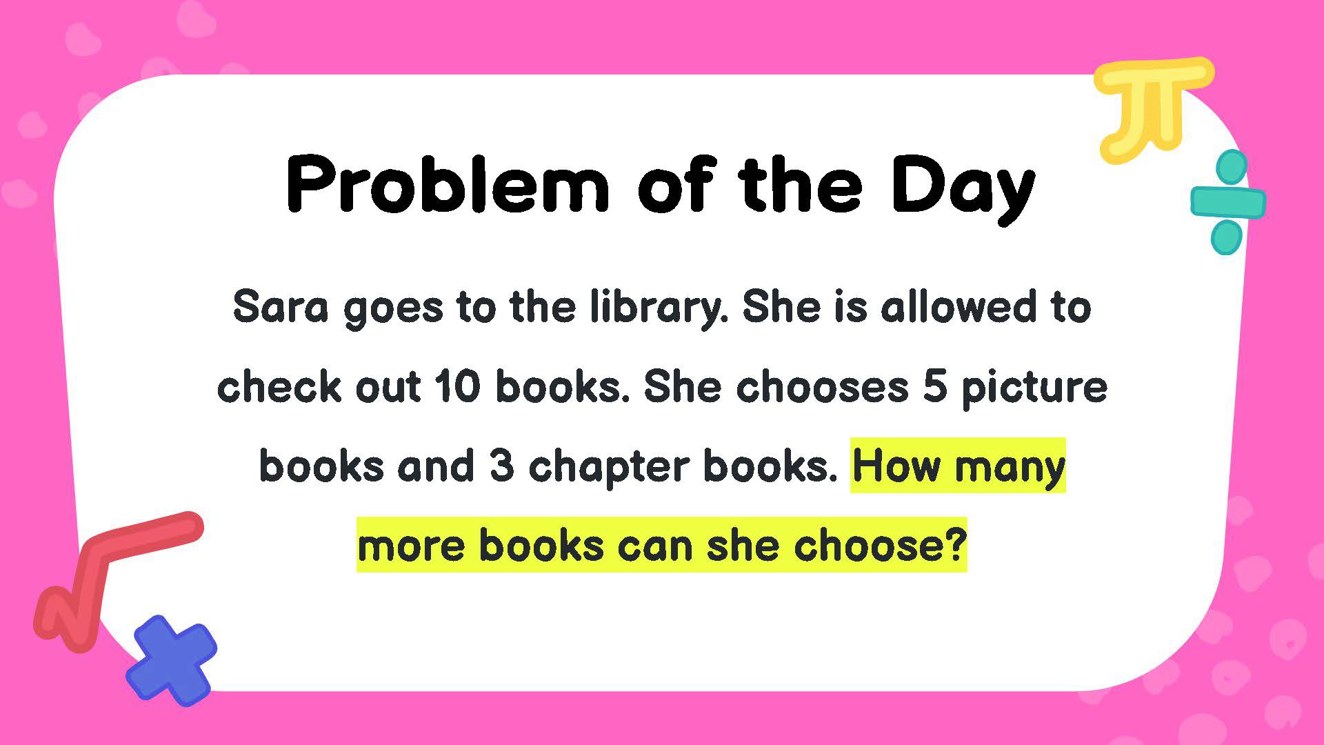 Check Out These 50 Second-Grade Math Word Problems of the Day
