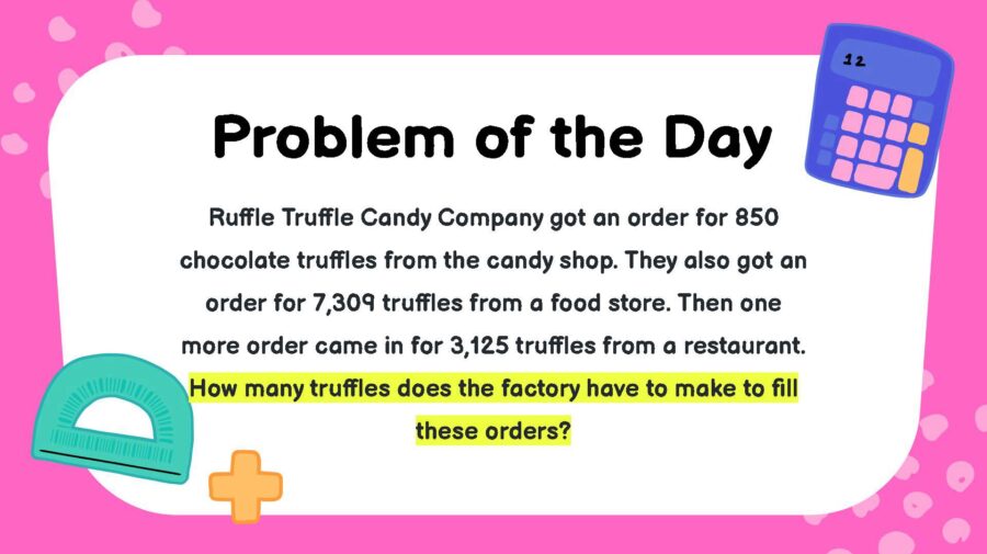 Check Out These 50 Fifth Grade Math Word Problems of the Day
