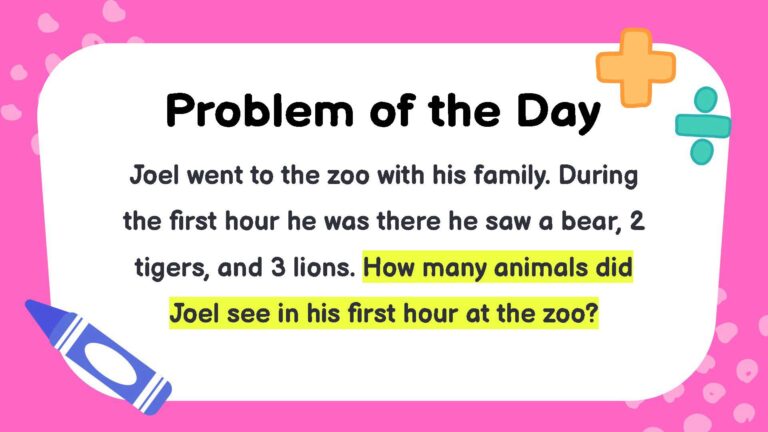 Check Out These 50 First-Grade Math Word Problems of the Day