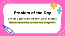 Check Out These 50 First-Grade Math Word Problems of the Day