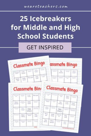 25 High School and Middle School Icebreakers That Actually Work